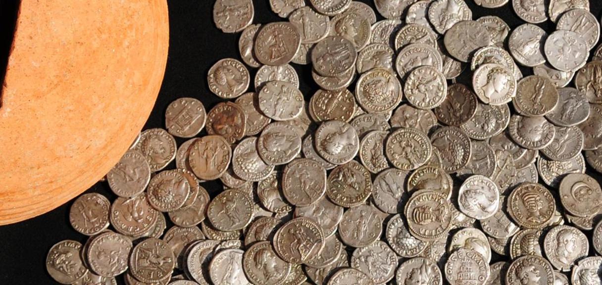 Coin Hoards of the Roman Empire | Gardens, Libraries & Museums